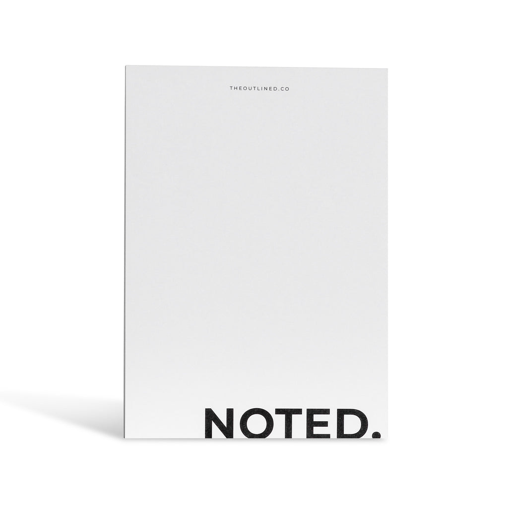 NOTED. Notepad – Outlined