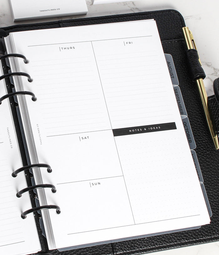 A5 Agendas Covers – Outlined