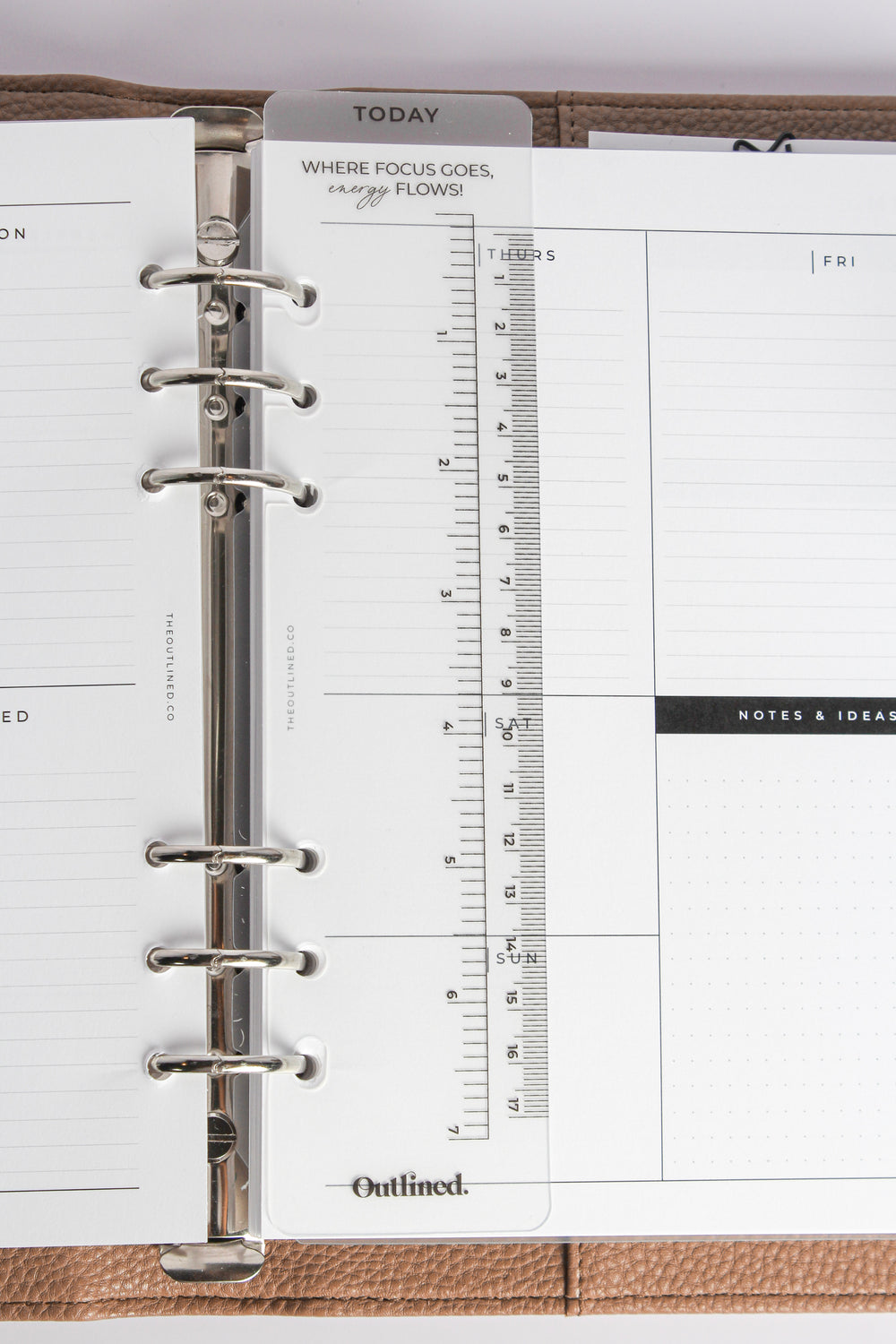 Bundle | A5 Pebbled Leather Agenda – Outlined